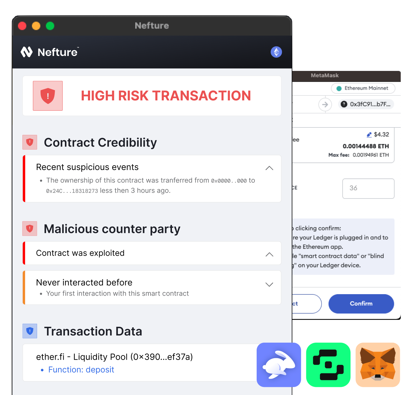 Nefture | Security for DeFi Asset Managers